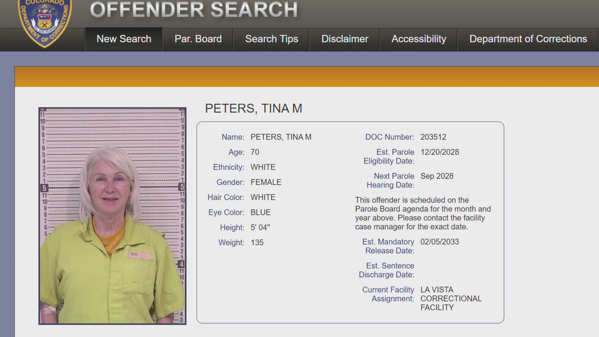 A look at the timeline for Tina Peters' potential release