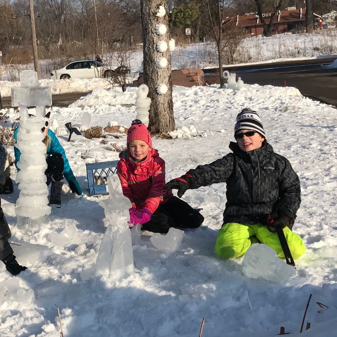 Winter day at White Bear Center for the Arts
