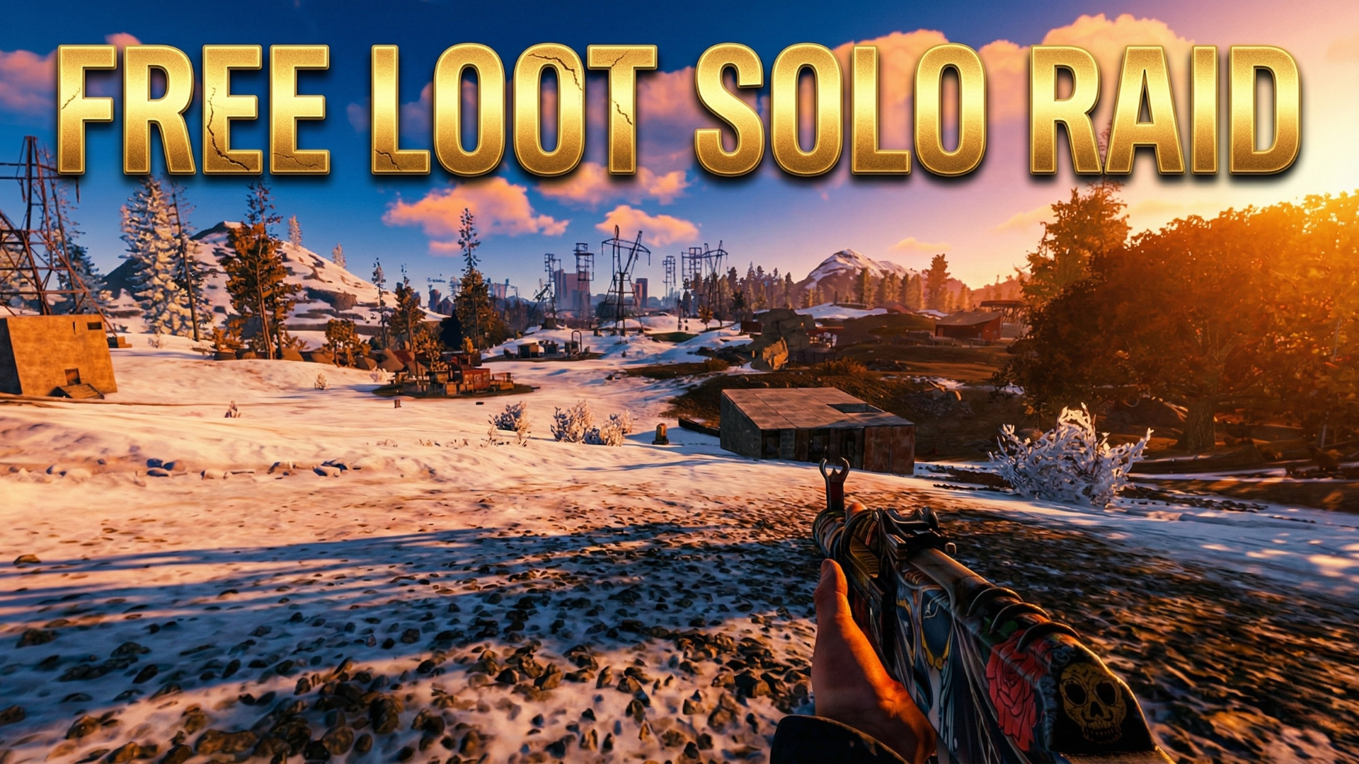 I solo raided an unfinished base and found easy loot