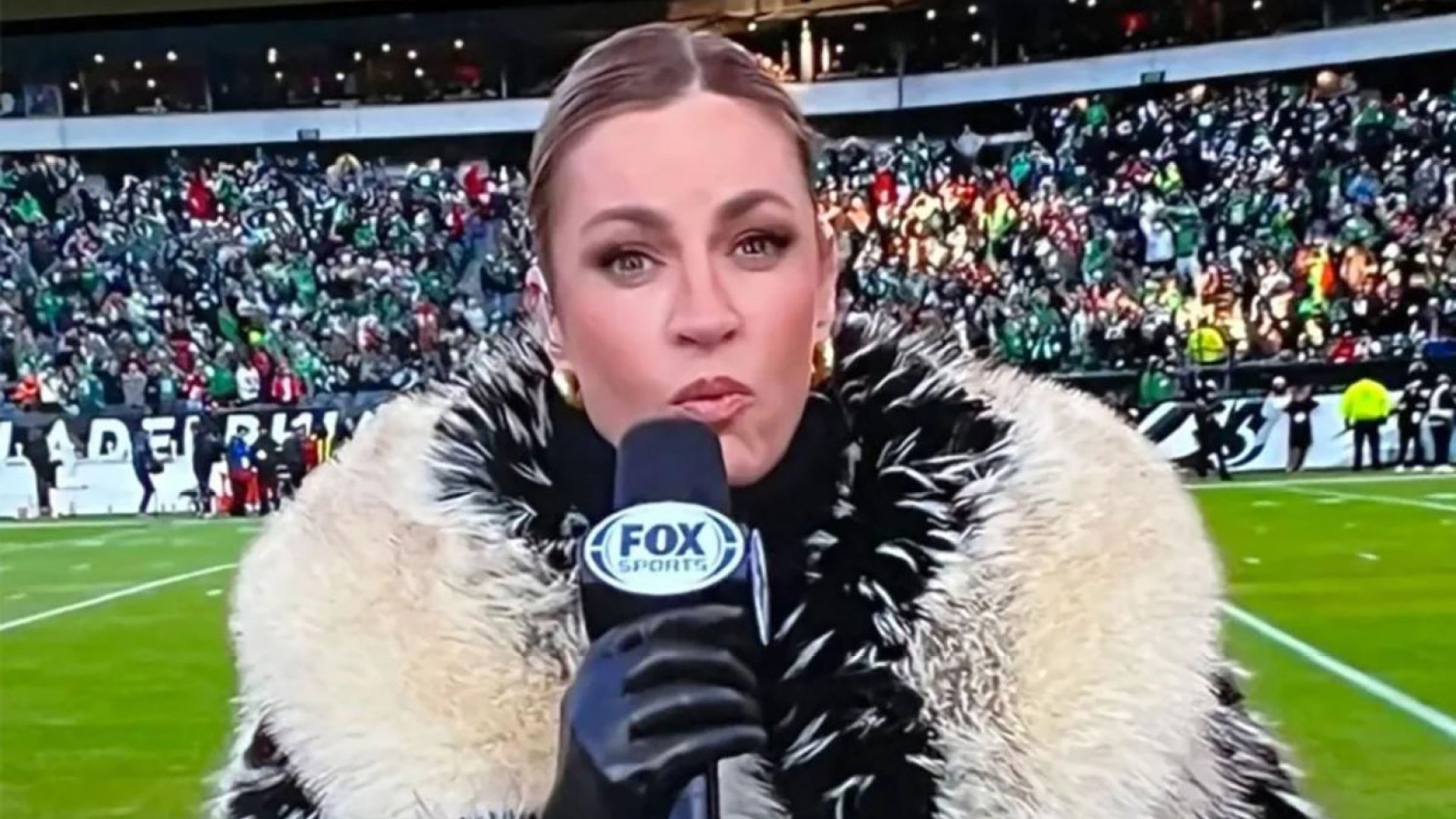 Erin Andrews' fur coat sells out after viral reactions to extravagant look