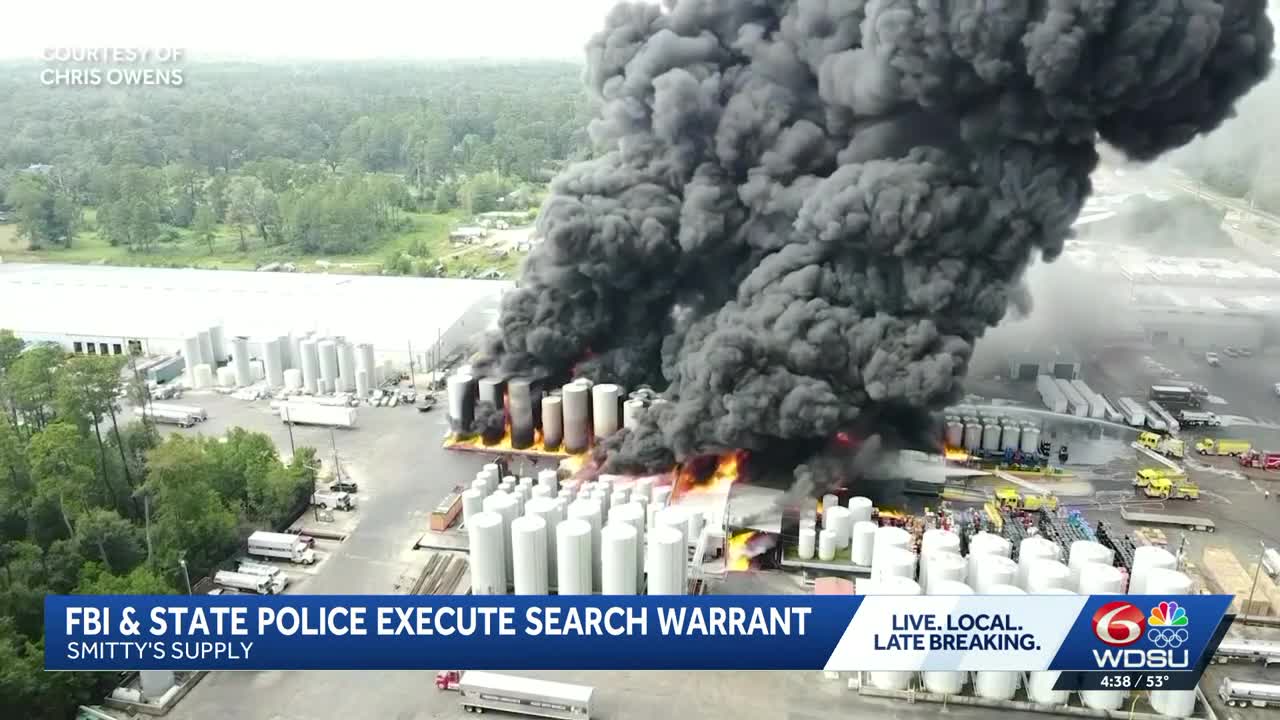 FBI and state police search Smitty's Supply plant in Roseland