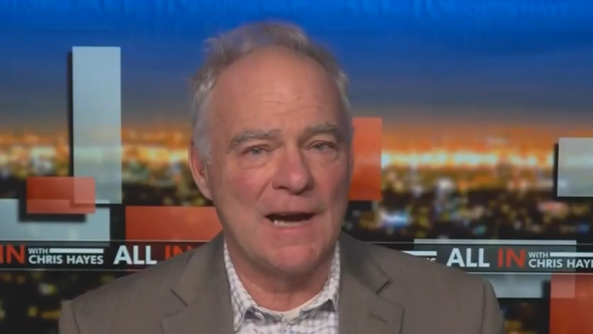 'That's not gonna happen': Sen. Tim Kaine gives Trump a reality check ...