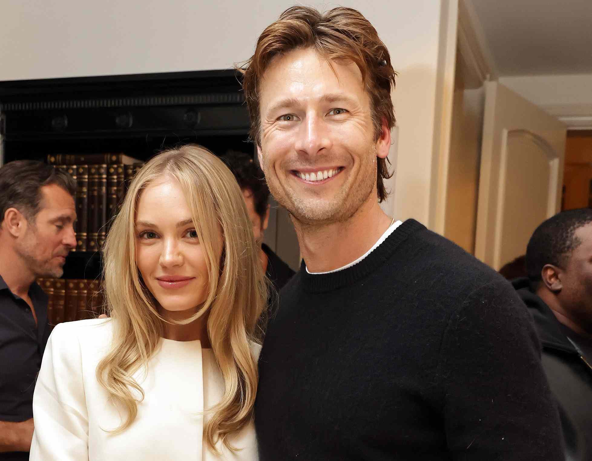 Glen Powell steps out for Golden Globes 2026 after-party with rumored ...