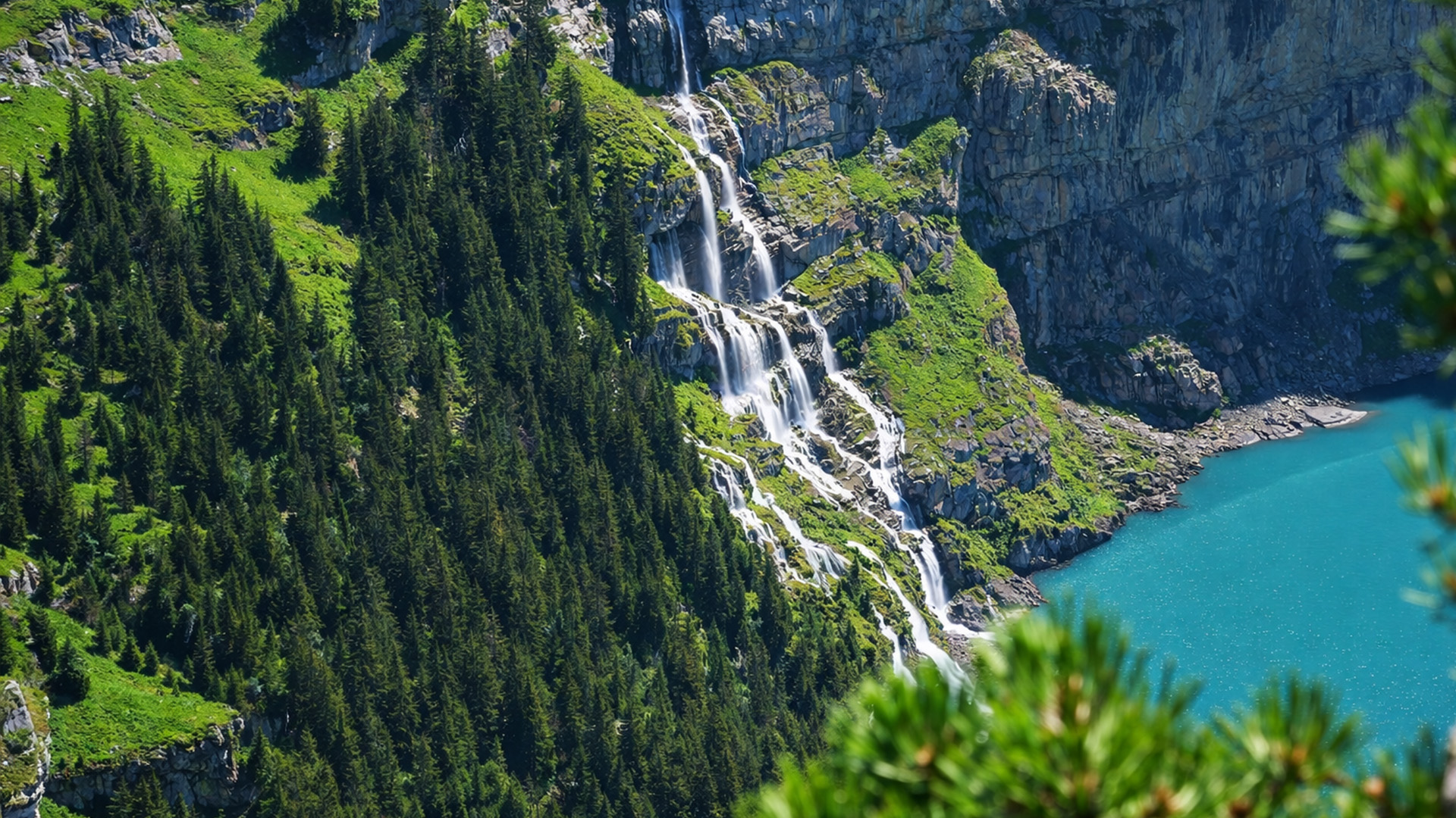 Exploring Oeschinensee Kandersteg Swiss alpine lake (4K)