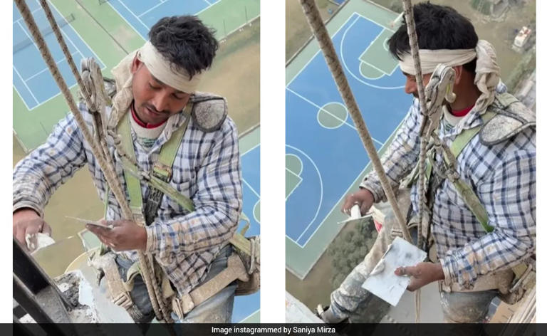 High-rise painter says he earns Rs 35,000, shatters stereotypes in ...