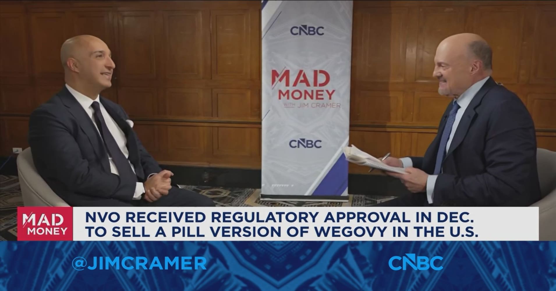 Novo Nordisk CEO: Wegovy not only reduces your weight, but it also ...