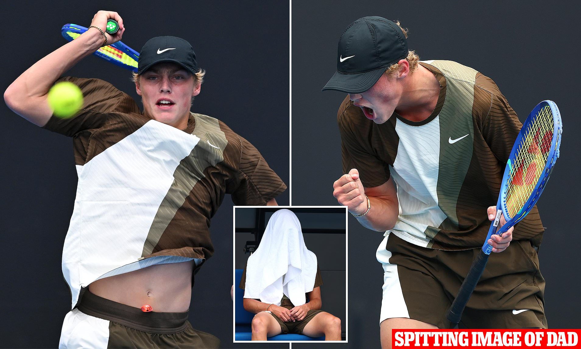 Cruz Hewitt impersonates dad Lleyton but it's not enough to save his ...