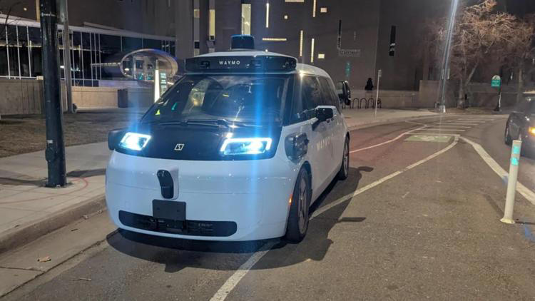 Waymo vehicle parked in Denver bike lane during training; company says ...