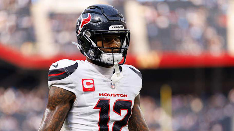 Nico Collins getting carted off during wild card is a nightmare ...