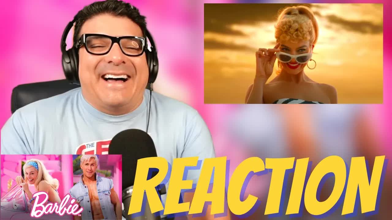 Barbie (2023) teaser trailer reaction | Margot Robbie | Mattel | Ryan ...