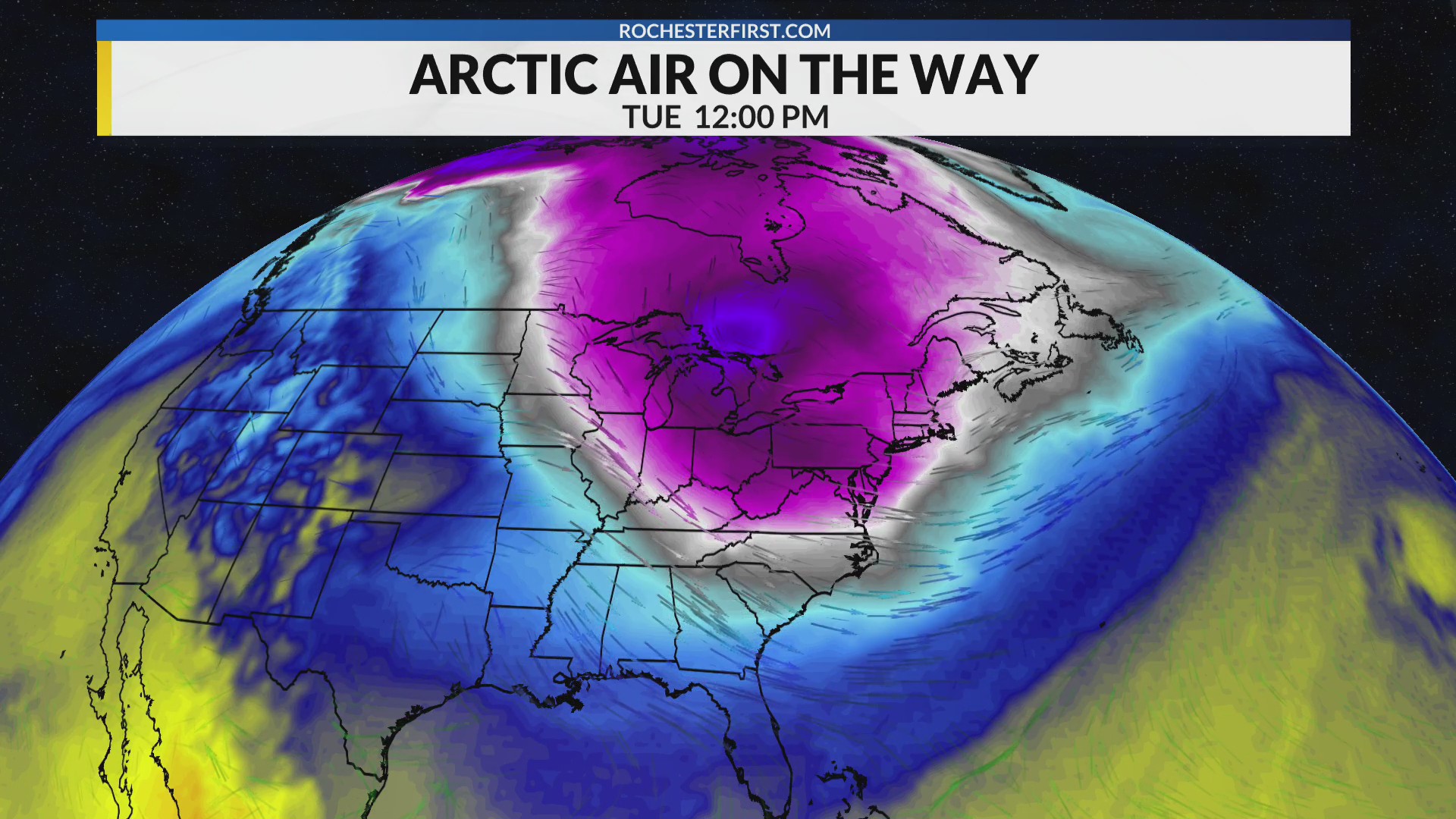 Rochester's Monday overnight weather forecast