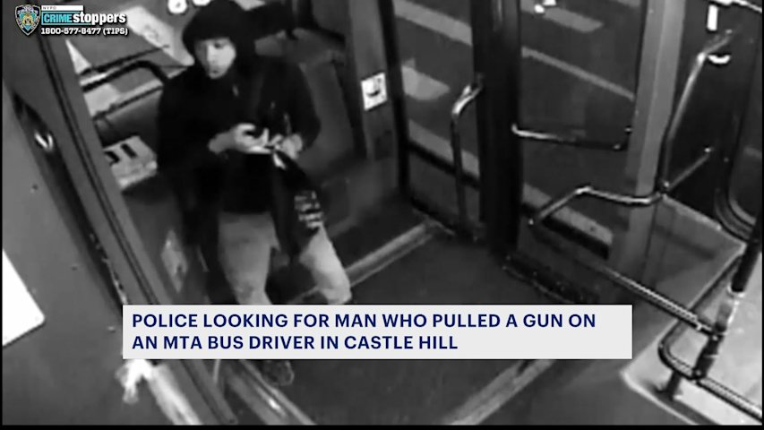 Man wanted for pulling gun on MTA bus driver during argument in Castle Hill