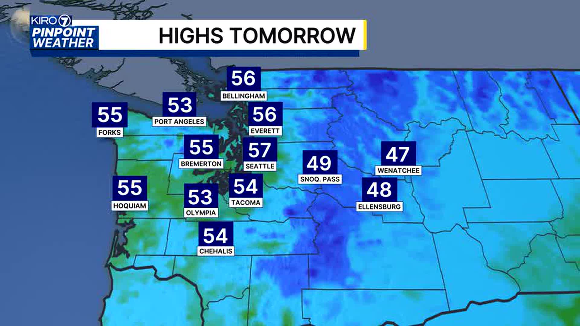 Forecast into Tuesday, Jan 13