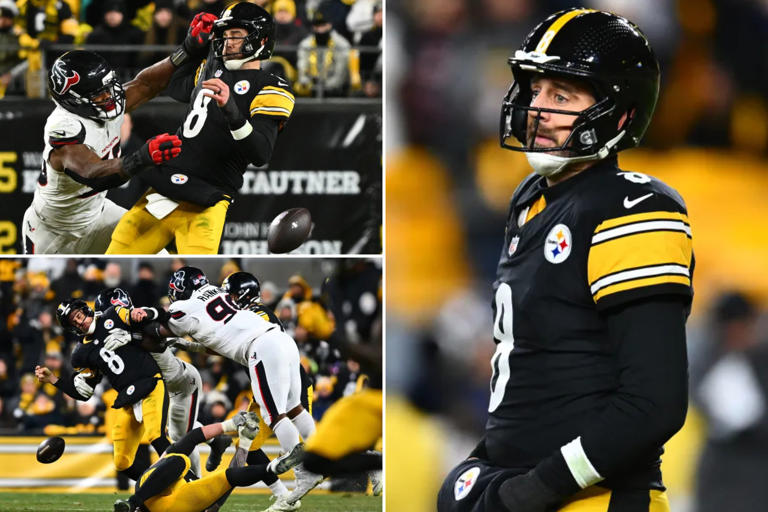 Aaron Rodgers battered by Texans in brutal playoff performance in ...