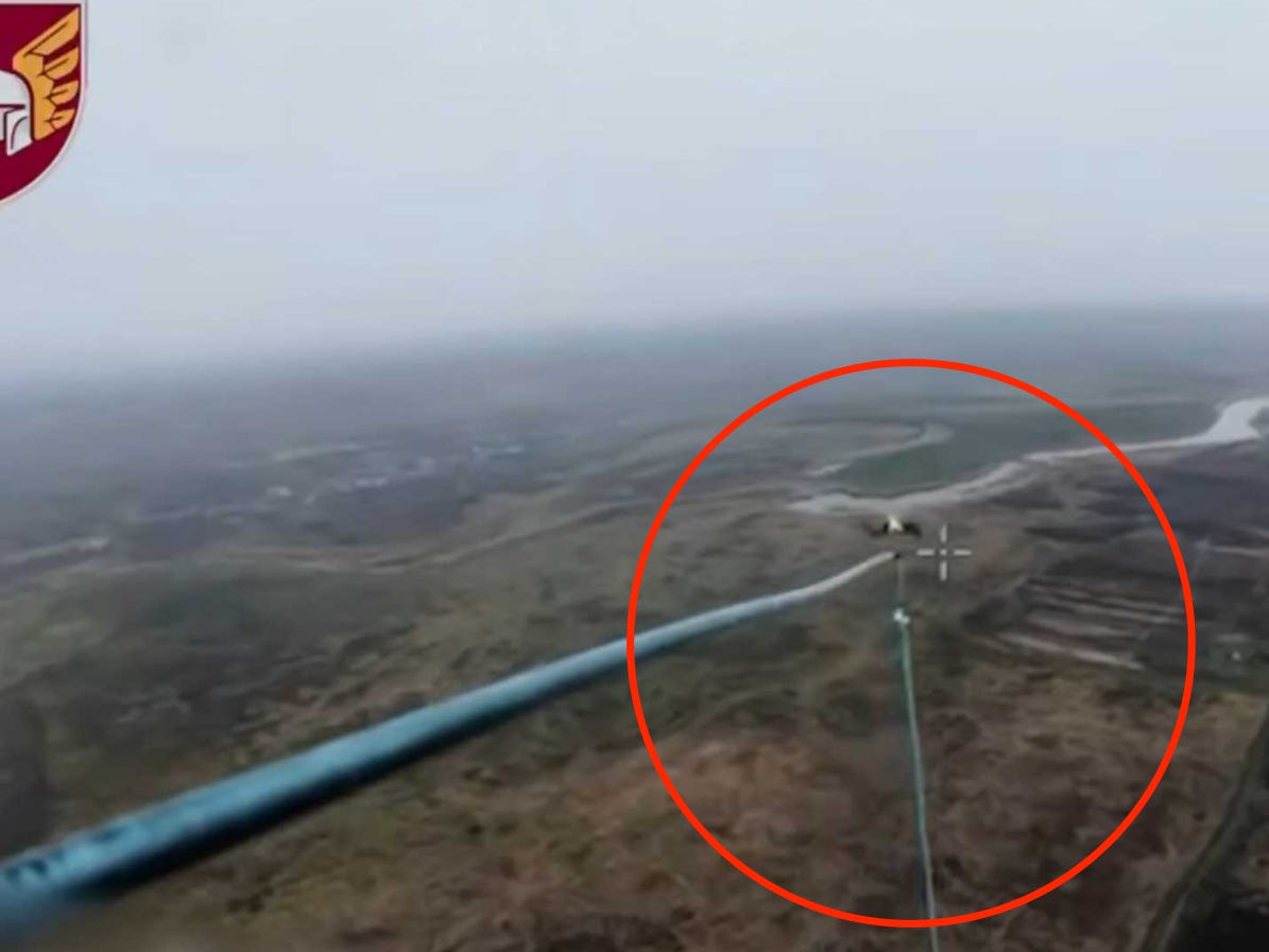 A new Ukrainian way of intercepting drones midair looks like a fishing ...