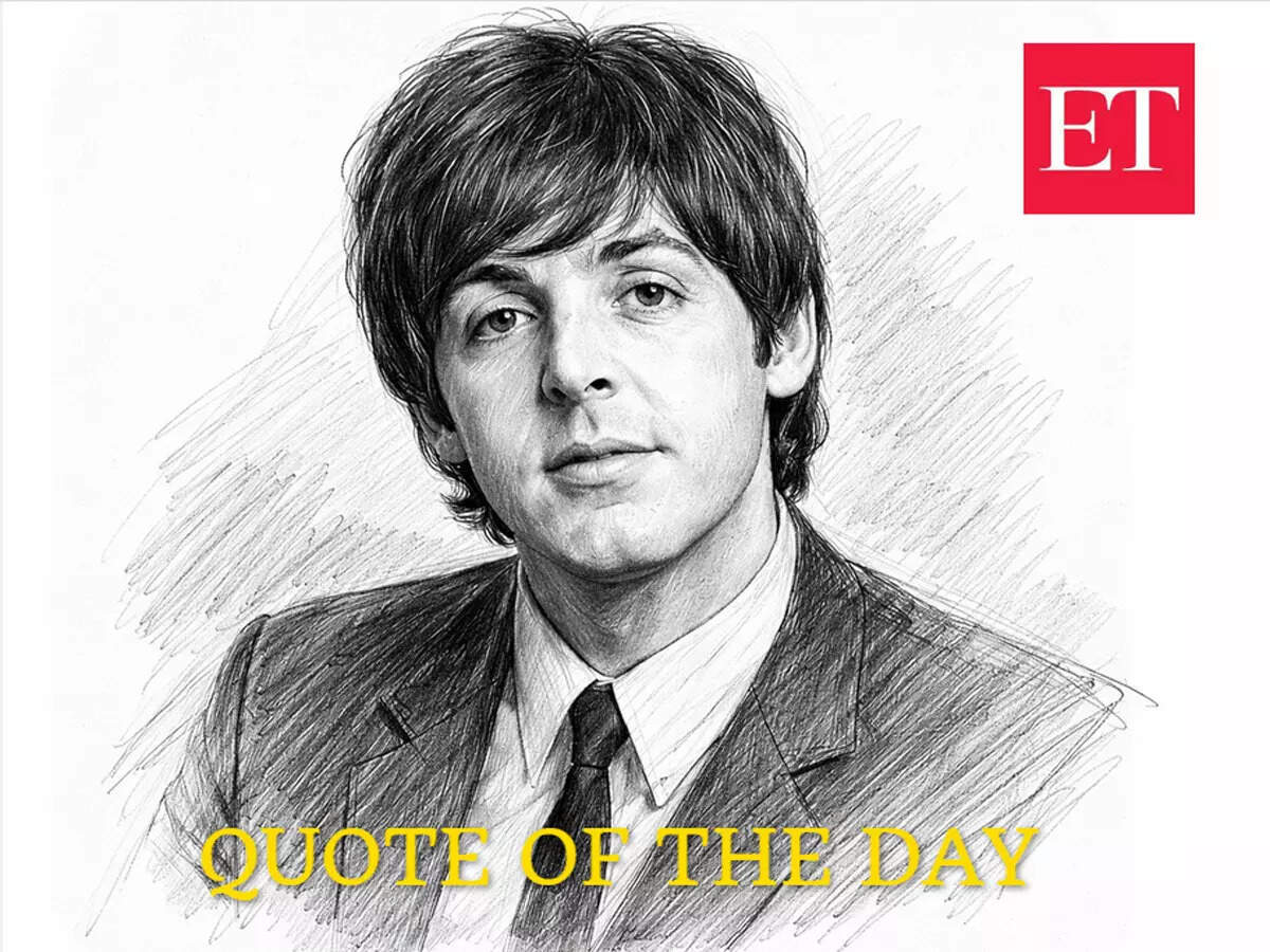 Quote of the day by Paul McCartney: 'In the end, the love you take is ...