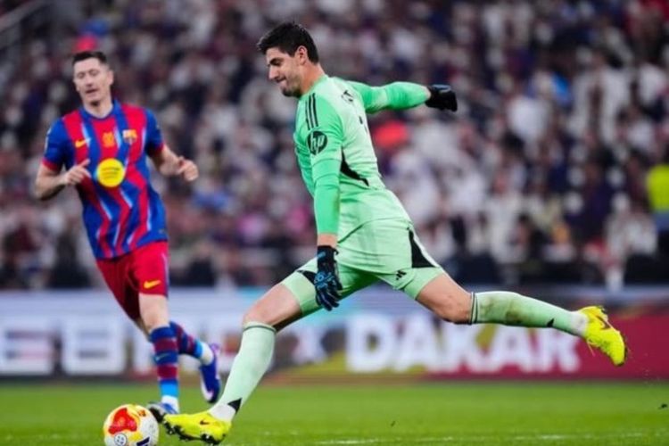 Thibaut Courtois berharap Real Madrid segera bangkit usai kalah di ...