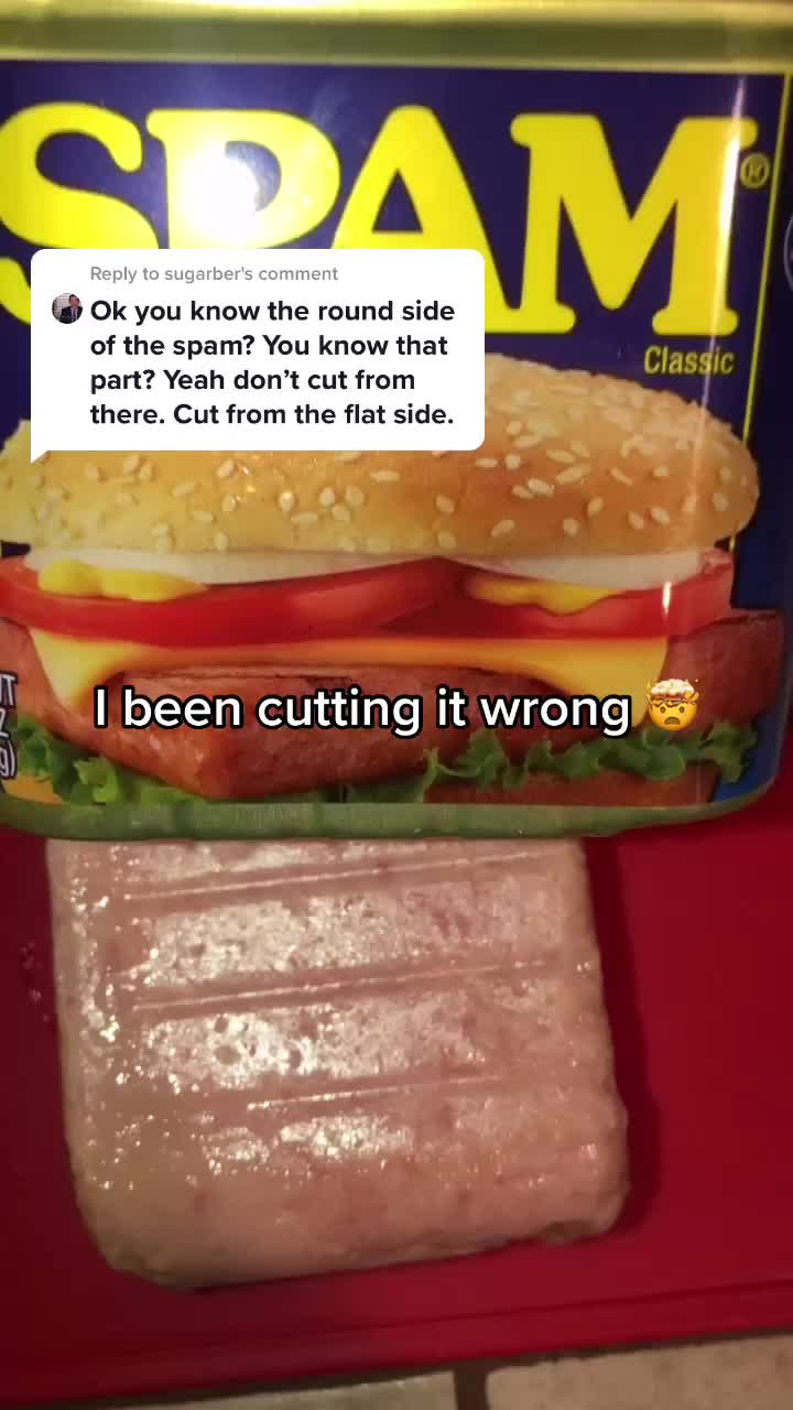 Cutting spam like a pro | Life lesson for foodies