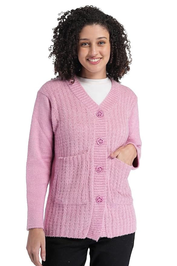 Top stylish woolen V-neck cardigans for women