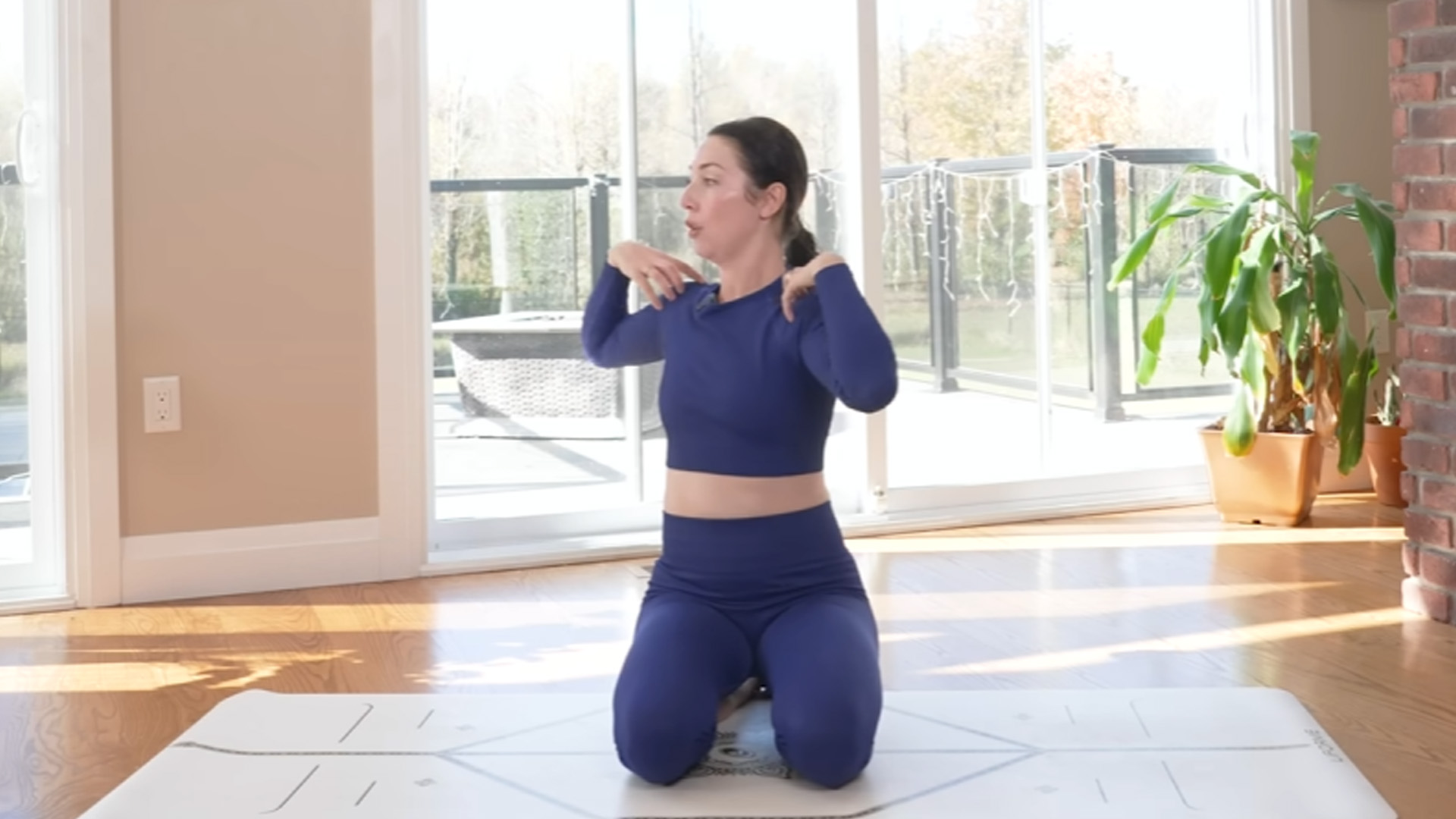 Ten minute yoga session for morning activation