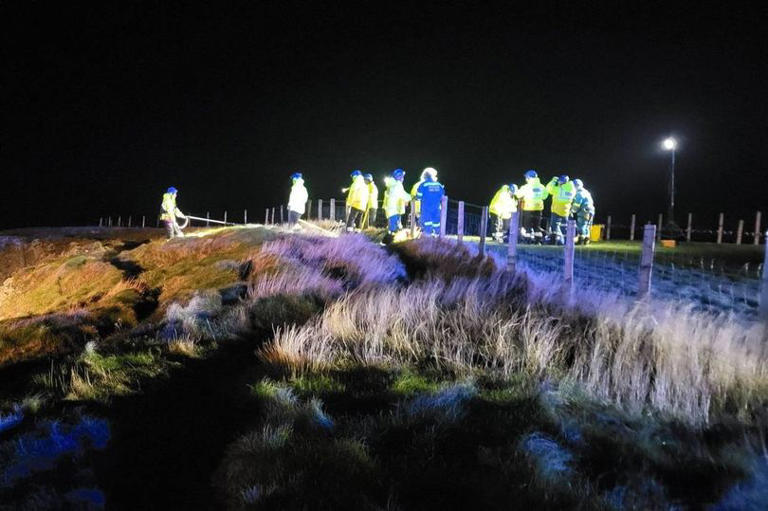 Missing camper airlifted to hospital after cliff fall