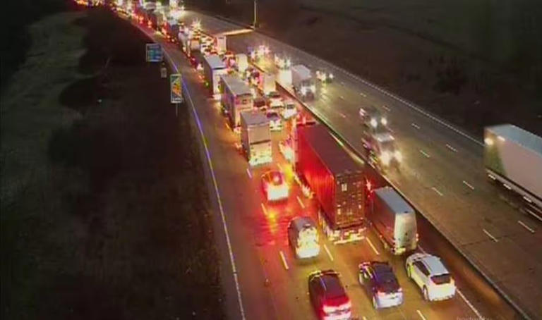 Overground line partly suspended over morning rush-hour