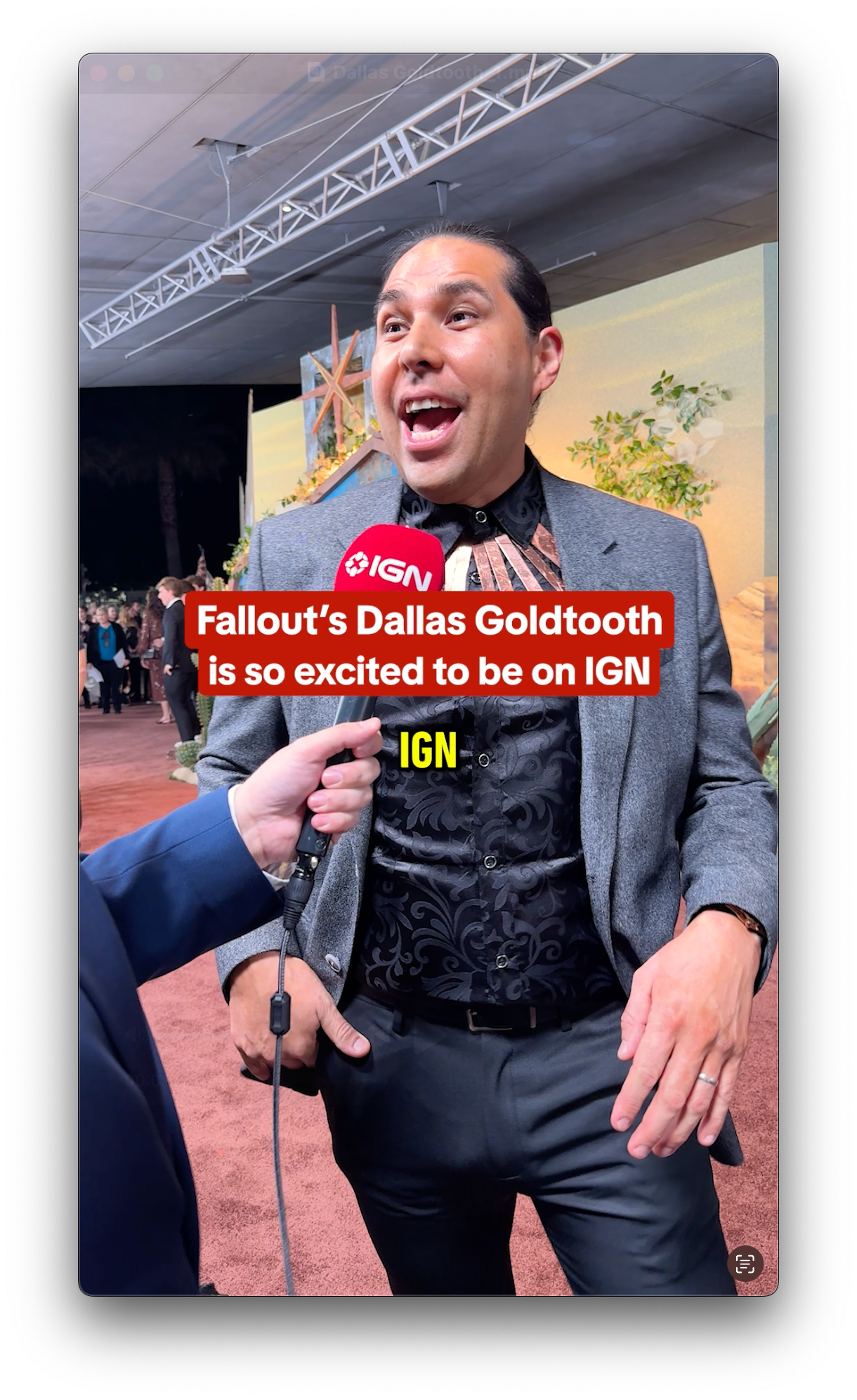 Fallout star Dallas Goldtooth is addicted to Balatro