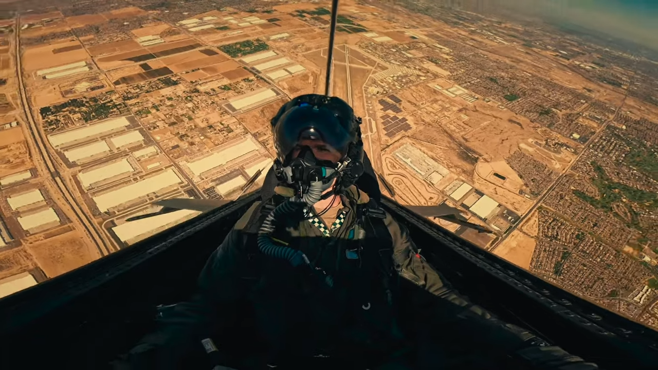 Watch how the world’s deadliest jet rules the skies from the cockpit