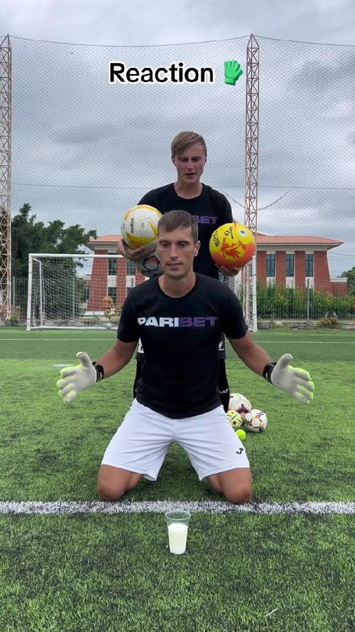 A split second goalkeeper reaction that changed everything