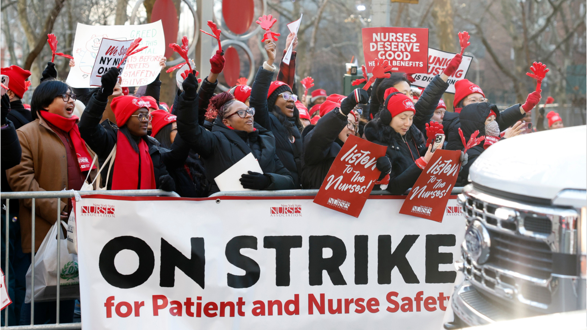 NYC nurses strike across major hospitals, demand safer conditions
