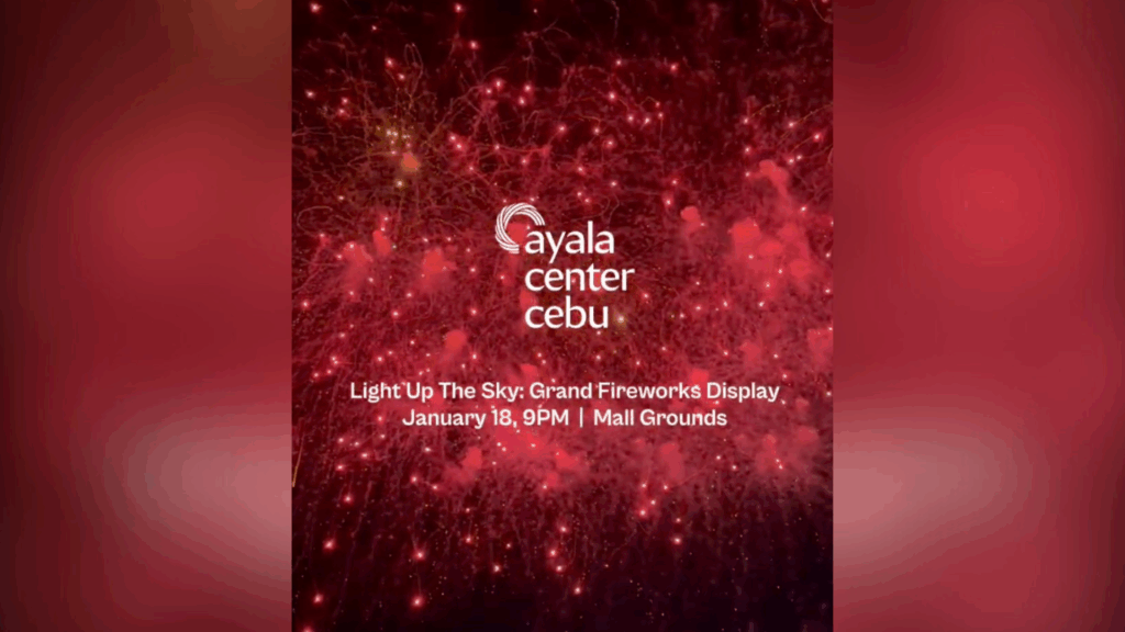 Light up the sky: The grand Sinulog finale at Ayala Center Cebu