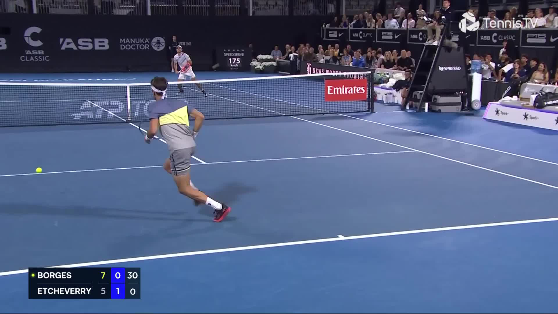 Nuno Borges shows his class in Auckland