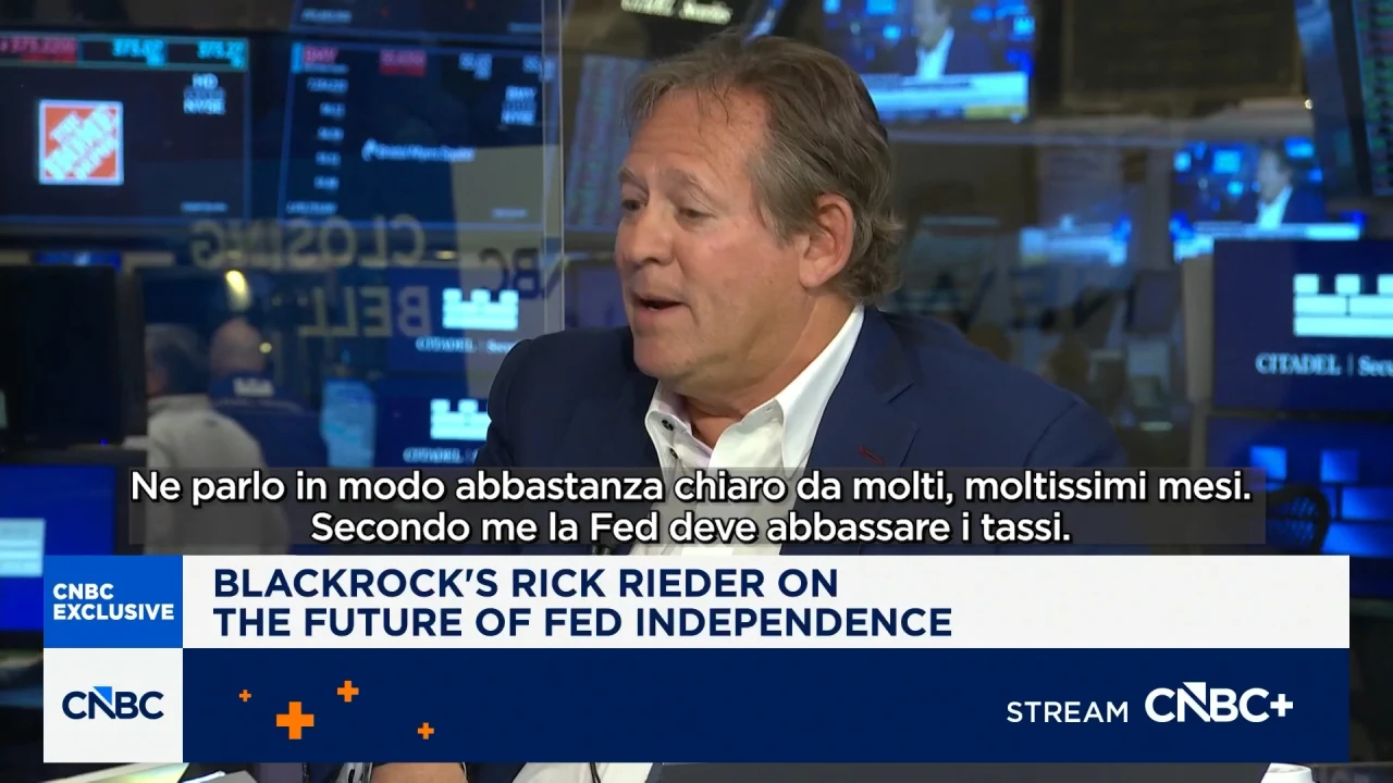 BlackRock, il CIO Rick Rieder vede Trump: è tra i papabili successori ...