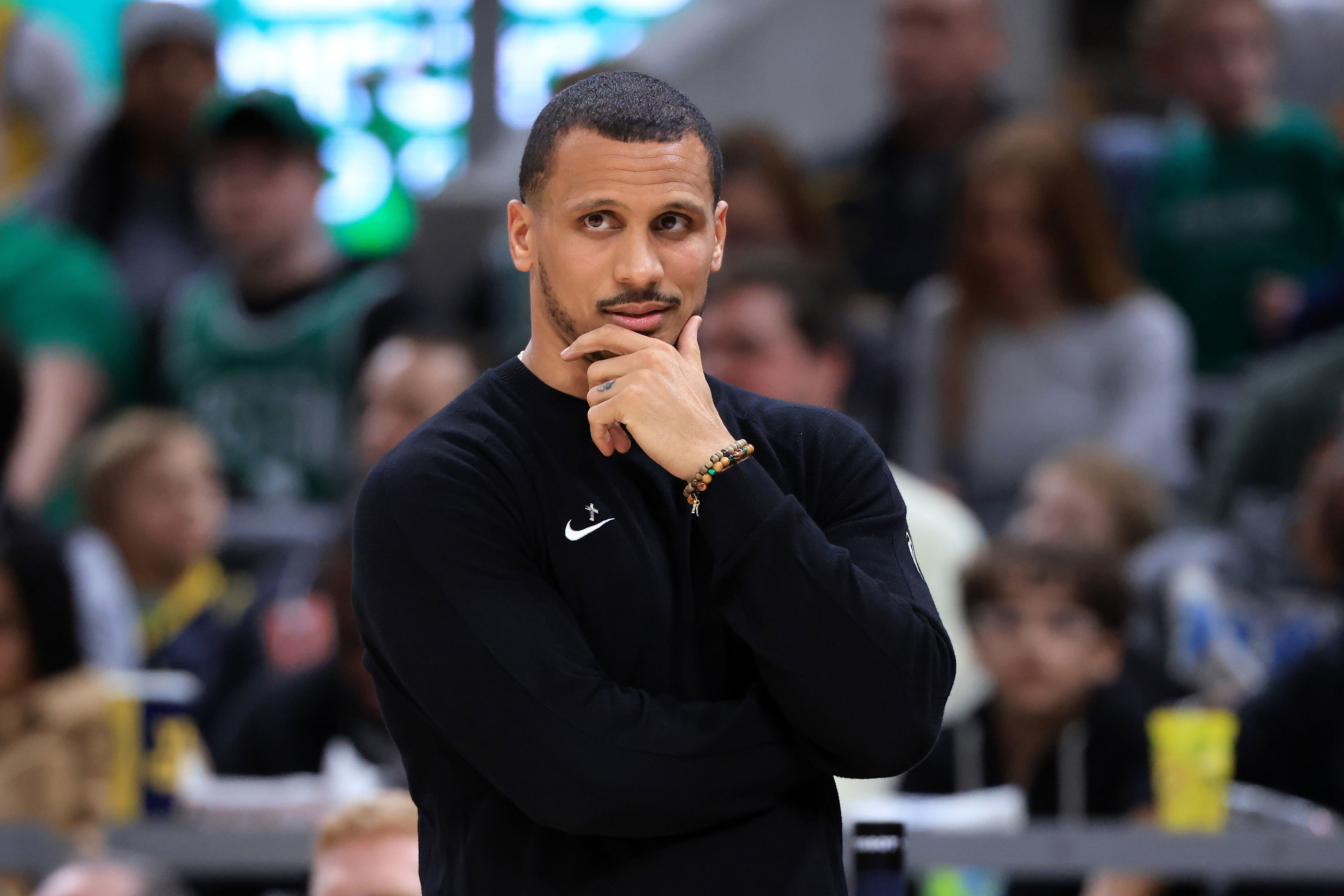 Celtics coach Joe Mazzulla disputes crunch-time no-call against Pacers