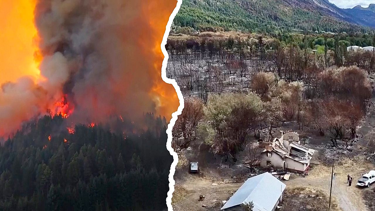Fires continue to rage in Argentina, aerials show extent of scorched earth