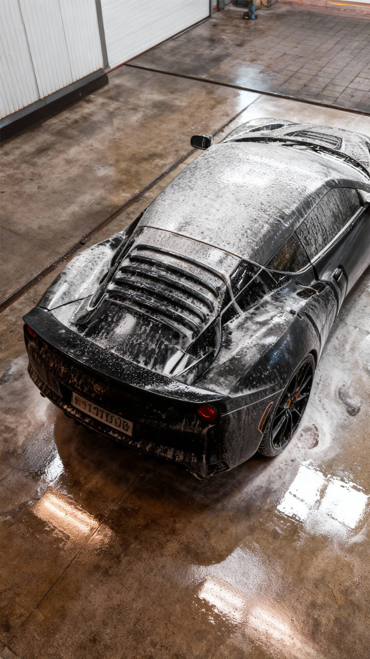 465 bhp and a 6-speed manual