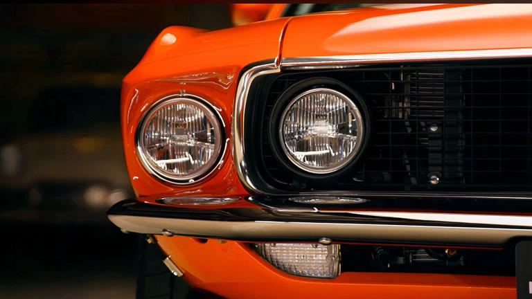 Jay Leno reviews the Revology 1969 Mustang Boss 429
