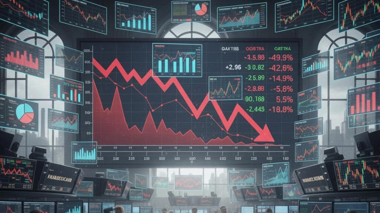 Sensex crashes nearly 600 points, Nifty 50 below 25,650 — why is the ...