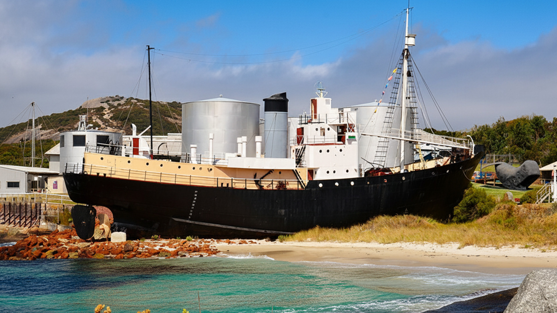 The ship that’s not in the ocean