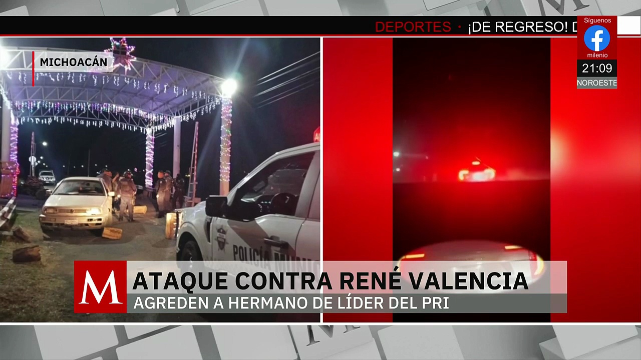 Atacan en carretera de Michoacán al activista René Valencia