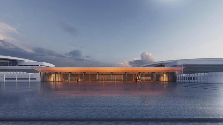 Sprawdź jak ma wyglądać lotnisko Ławica w Poznaniu. Hala check-in ...