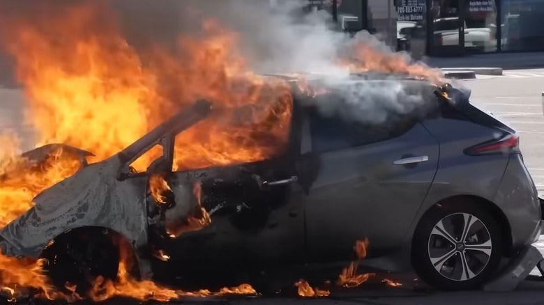 The hidden danger of EV fires—they burn hotter, last longer, and are ...