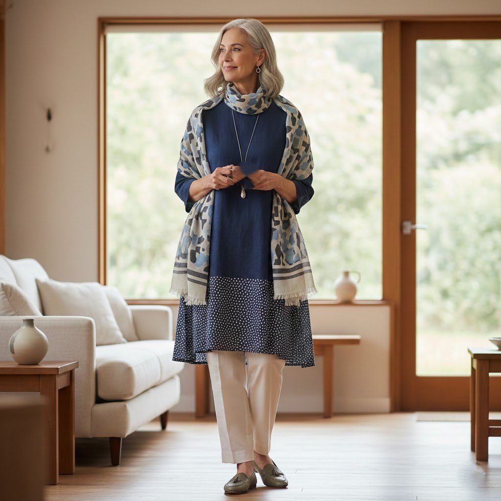 Practical print dressing strategies for women over 60