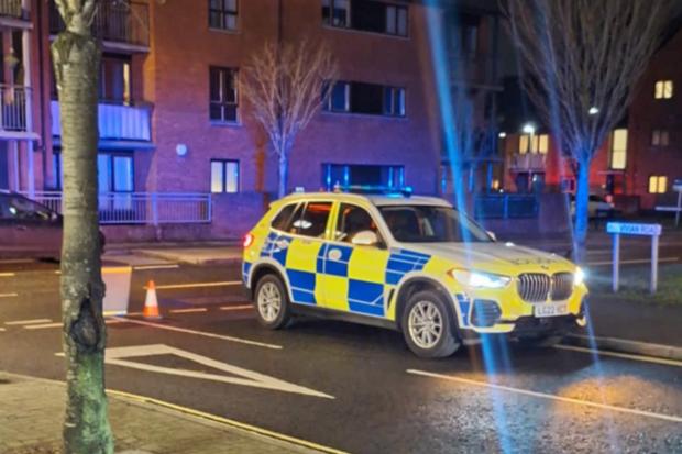 Police close road after person hit by car in Basingstoke