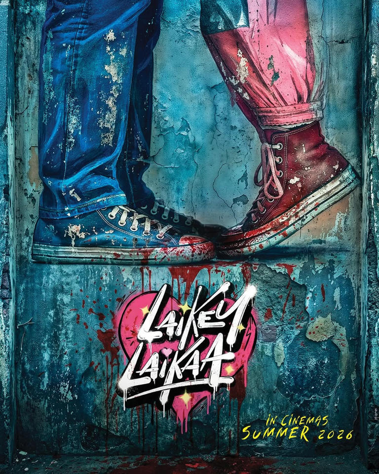 Laikey Laikaa first poster: Rasha Thadani, Abhay Verma bring bloody romance