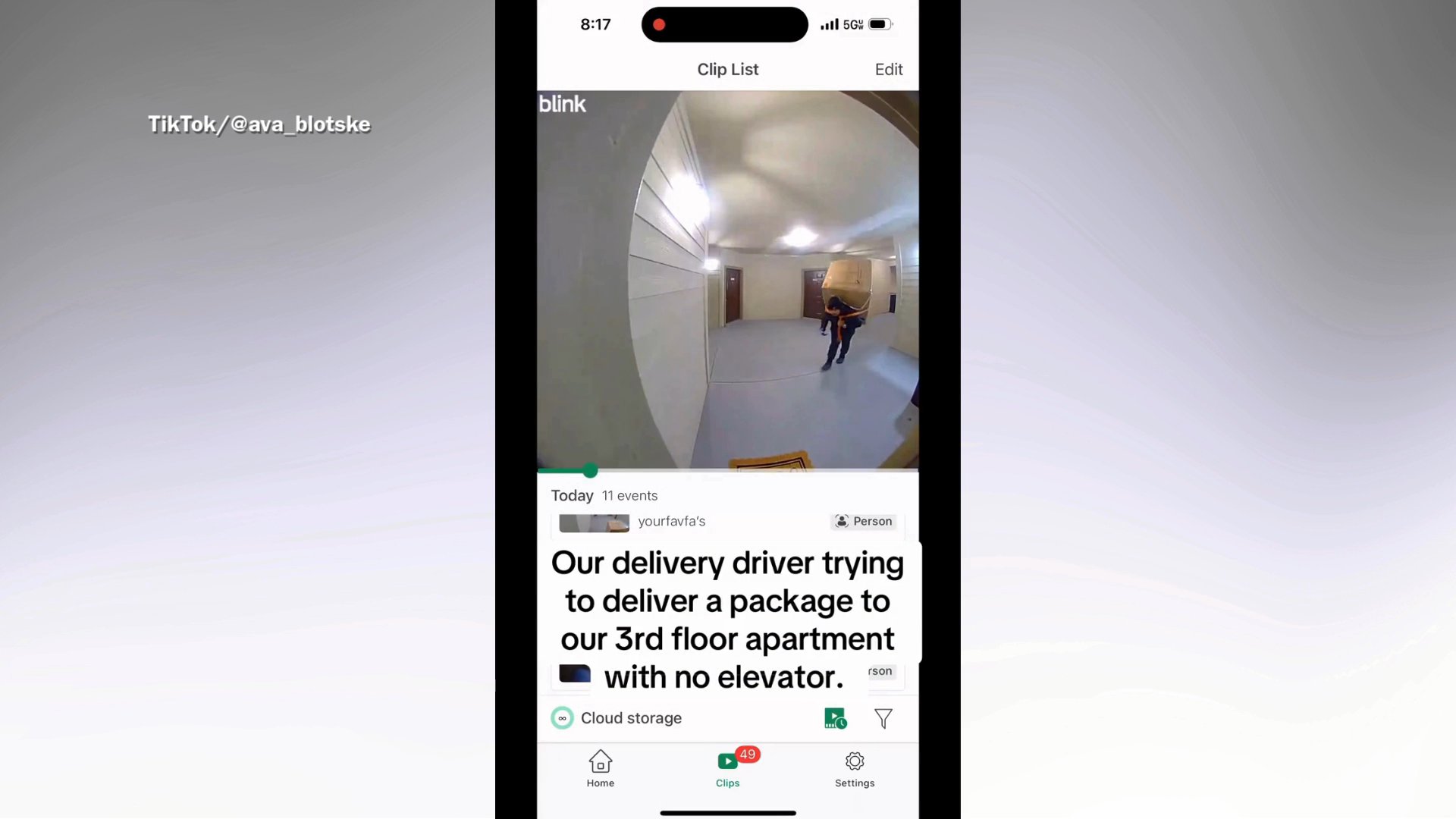 Woman wonders how furniture got to 3rd floor, no elevator—cam reveals all