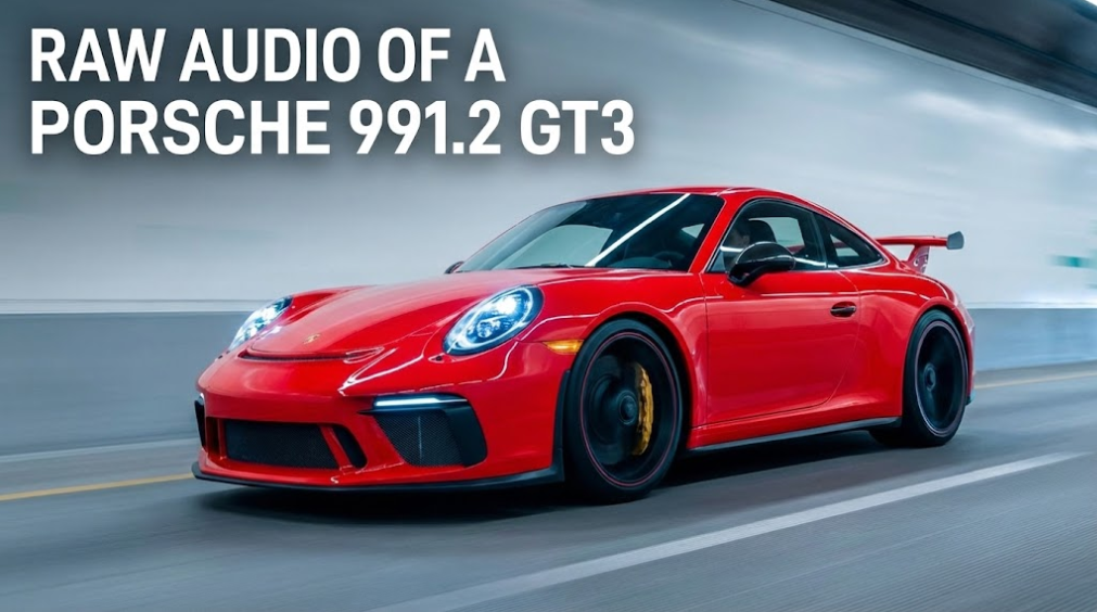 Raw audio of a Porsche 991.2 GT3 | Flat-six sound in 4K