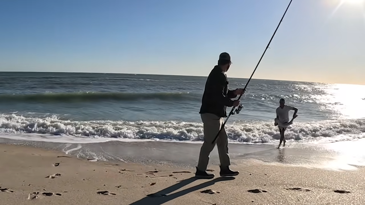 We weren't targeting this – a giant fish takes over the beach