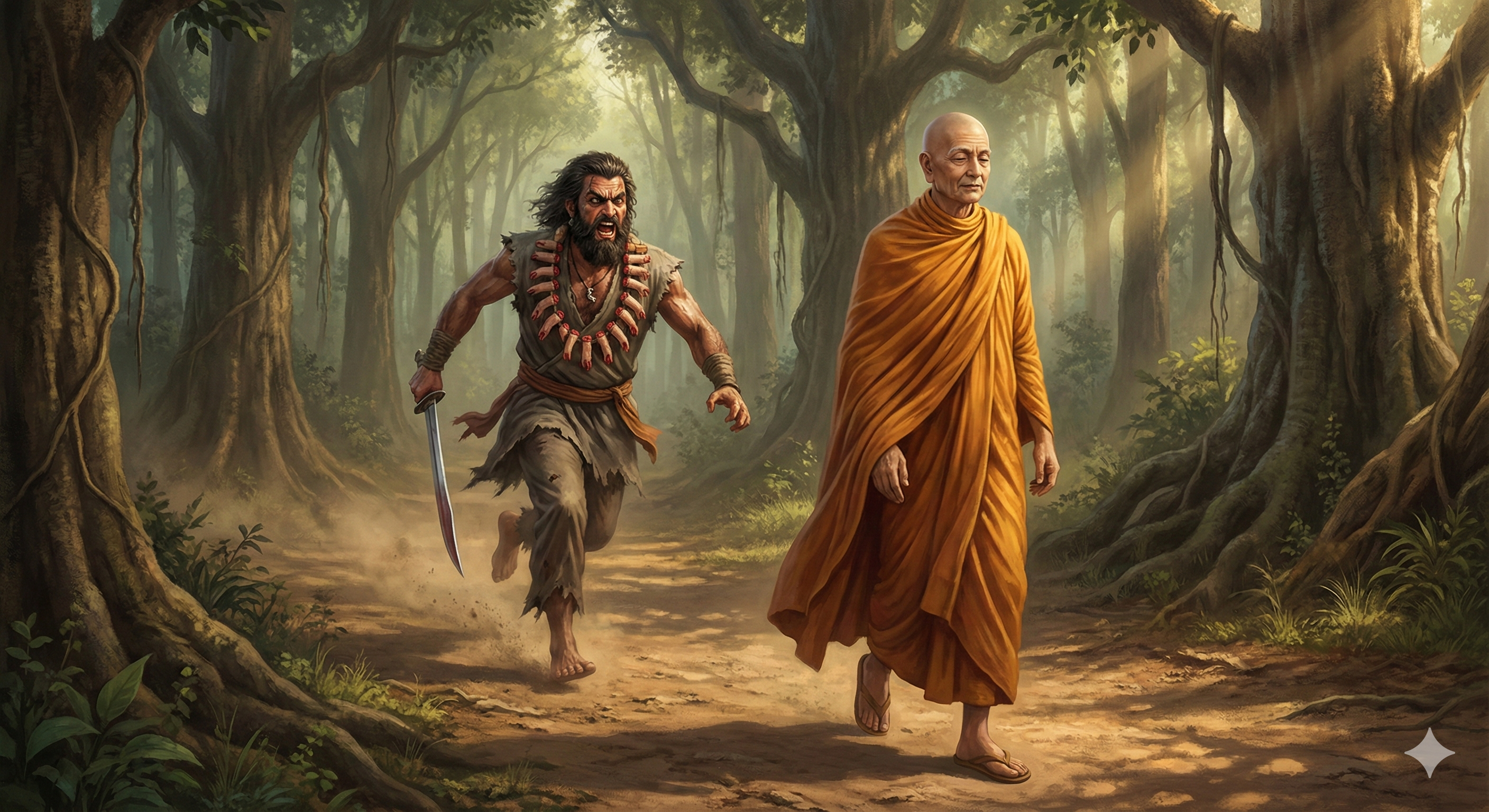 How a man who killed 999 people became a Buddhist monk