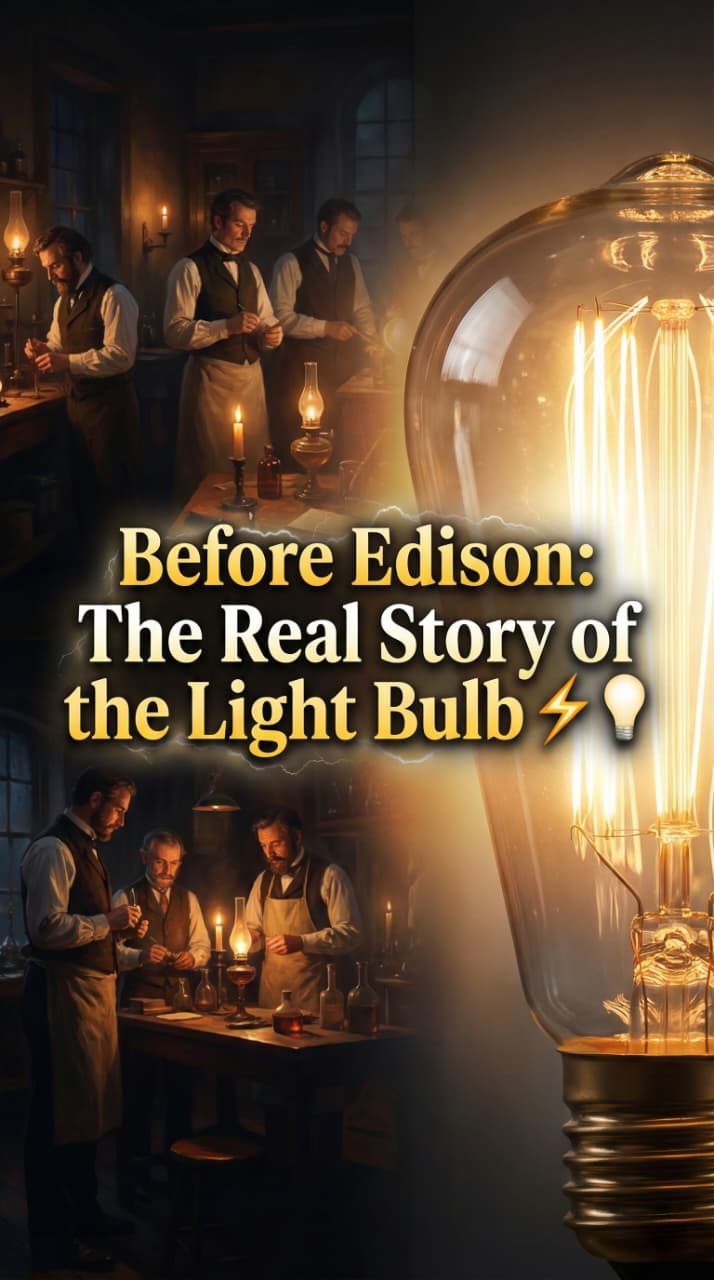 The light bulb wasn’t Edison’s idea - so who made it first?